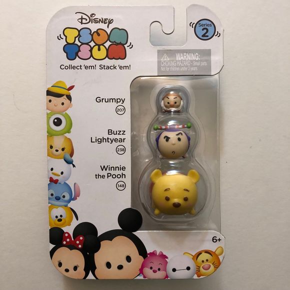 Disney | Toys | Disney Tsum Tsum Grumpy Buzz Lightyear Pooh Series 2 ...
